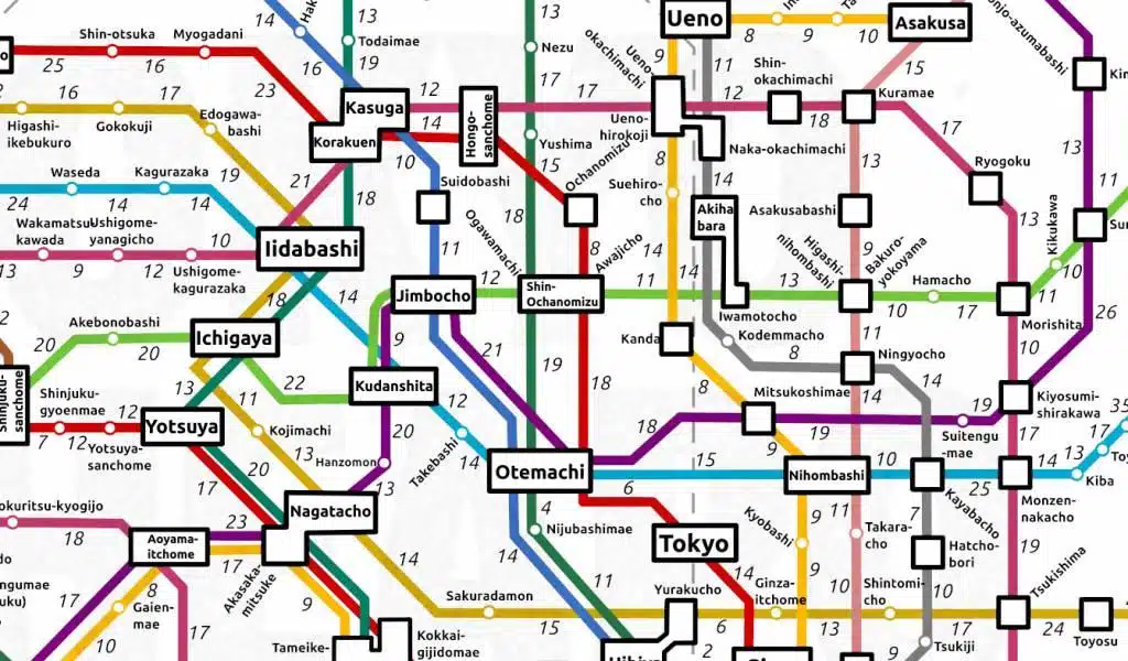 Which metro line is tokyo station in tokyo? - Japan Nihon