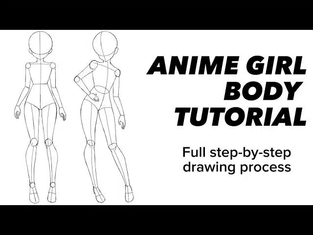How to draw a anime female body? - Japan Nihon