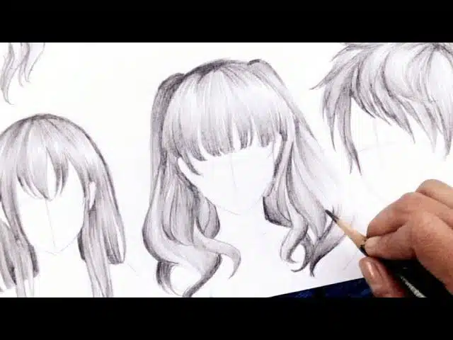 How draw anime hair? - Japan Nihon