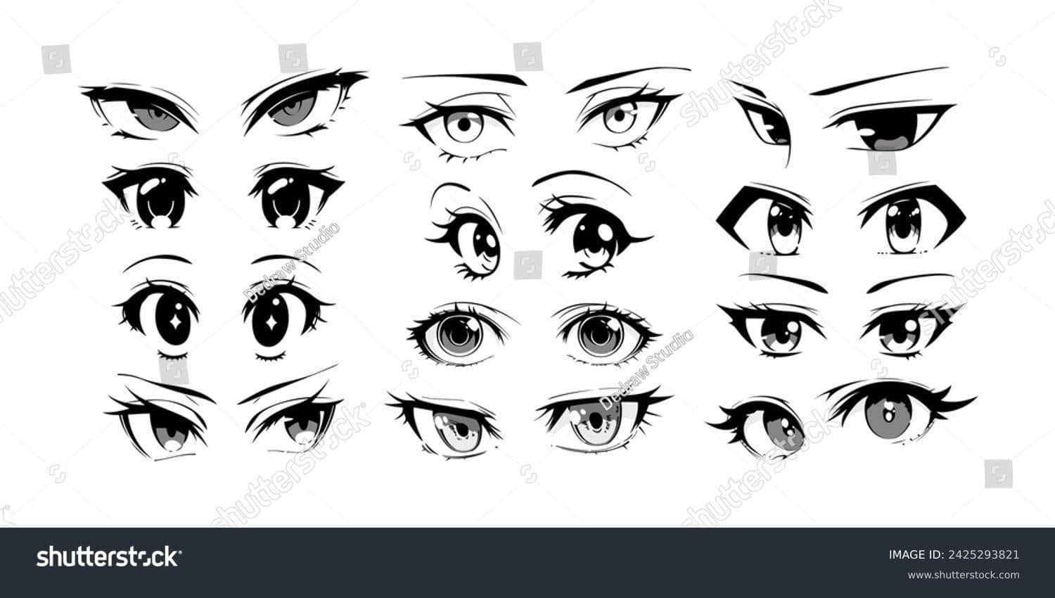 How to draw an easy anime eye? - Japan Nihon