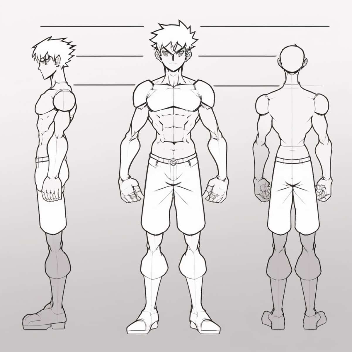 How to draw anime body male? - Japan Nihon