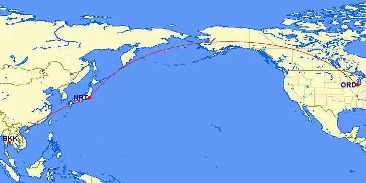 How long is the flight from chicago to tokyo? - Japan Nihon