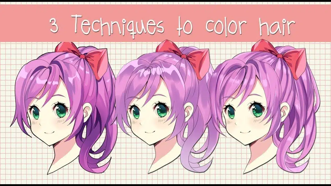 How to color anime hair? - Japan Nihon