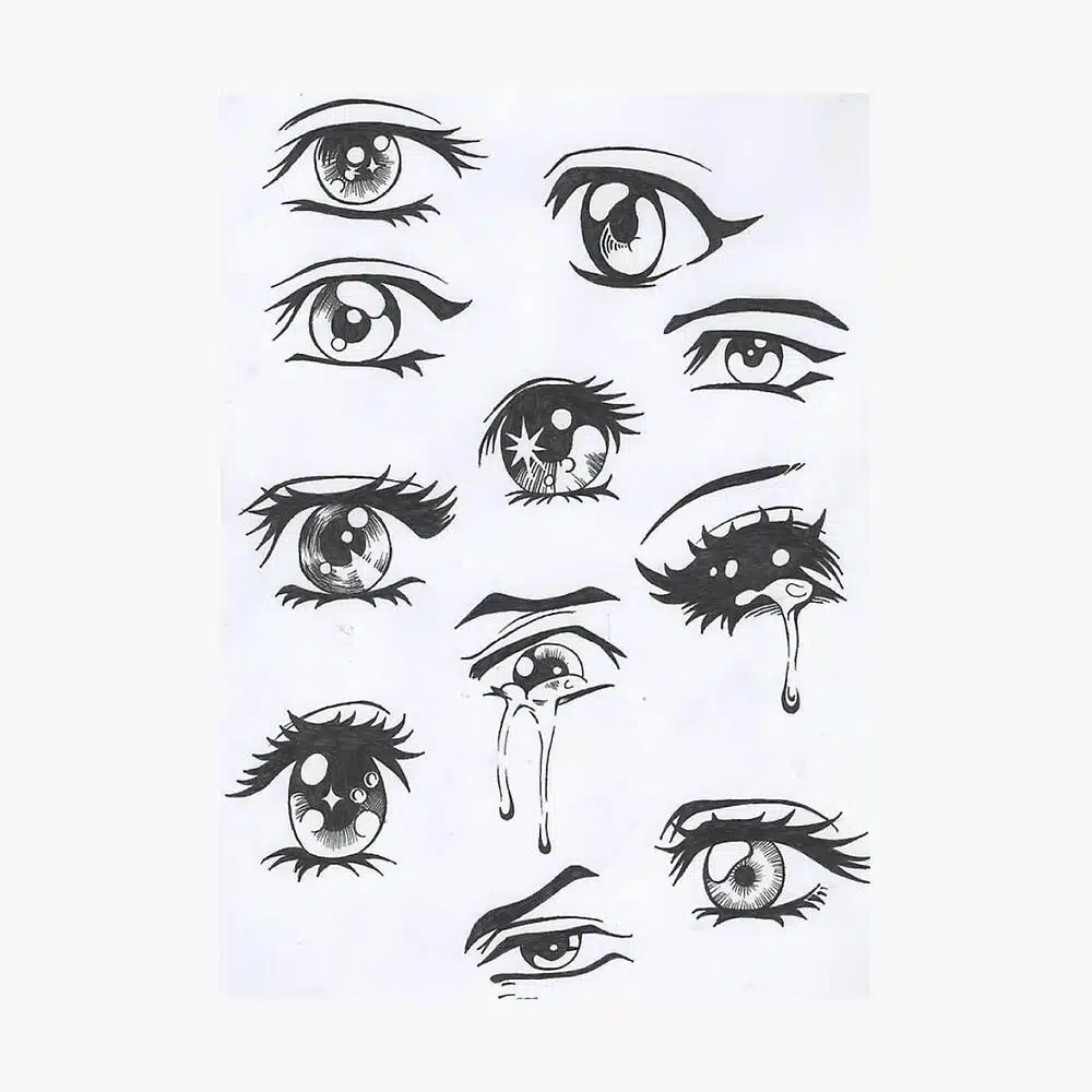 How To Draw Sad Anime Eyes Amopgus Meme Japan Nihon