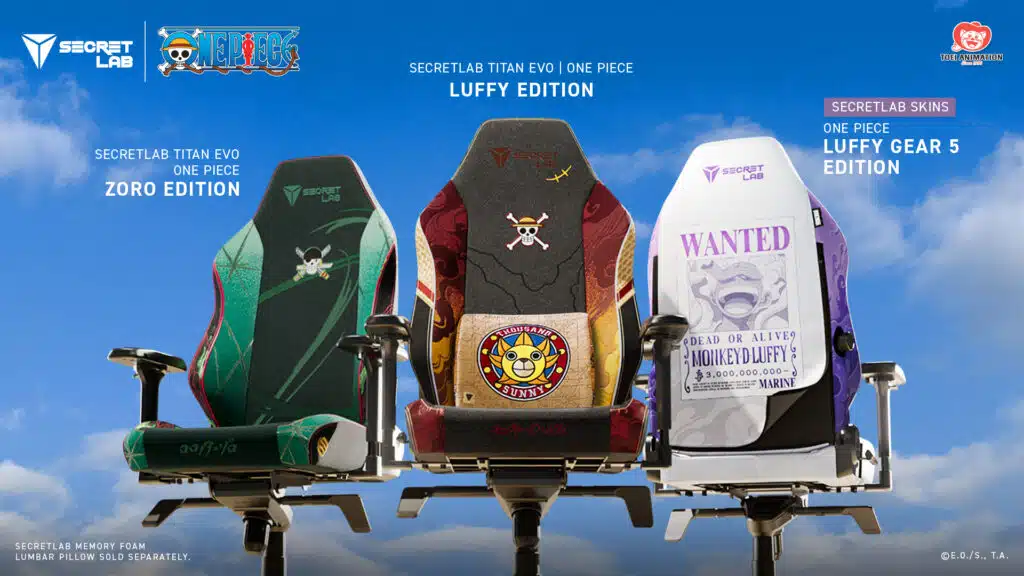 Secretlab Unveils One Piece Collection Featuring Luffy- and Zoro ...